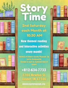 August Story Time - Dubois County Museum
